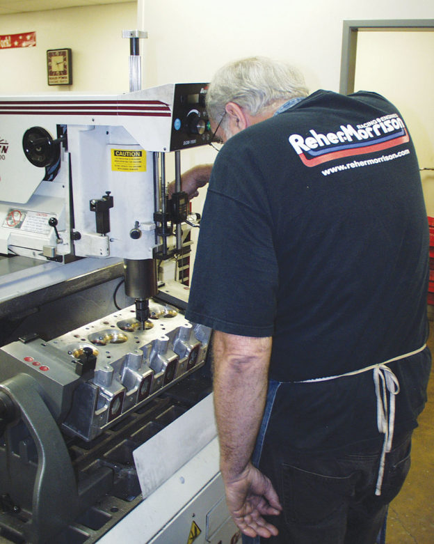 Tom cutting valve seats | Reher Morrison Racing Engines